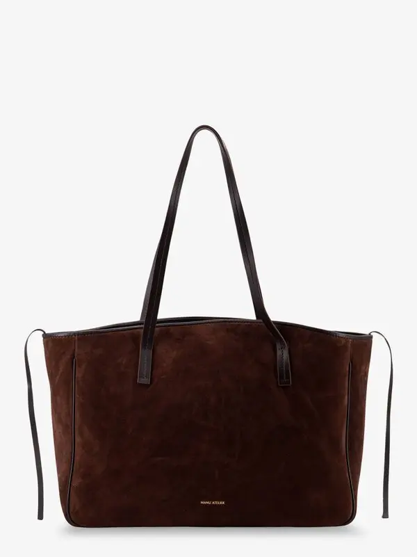 Manu Atelier Xl Du Jour Suede Shoulder Bag