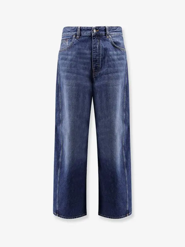 Givenchy Twisted Stonewashed Denim Jeans