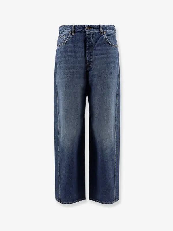 Givenchy Twisted Stonewashed Denim Jeans