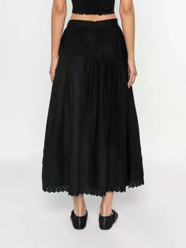 DÔEN Sebastiane Maxi Skirt - Black