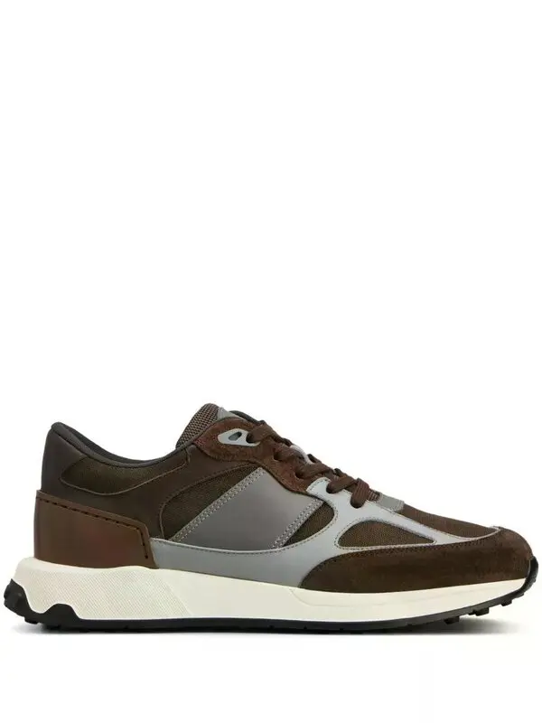 TOD'S Panelled Sneakers - Brown