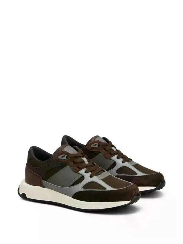TOD'S Panelled Sneakers - Brown