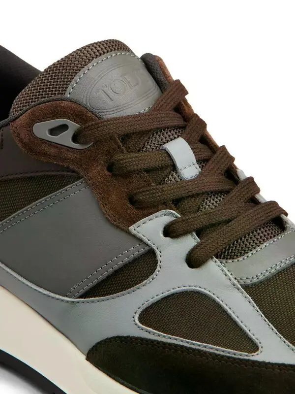 TOD'S Panelled Sneakers - Brown