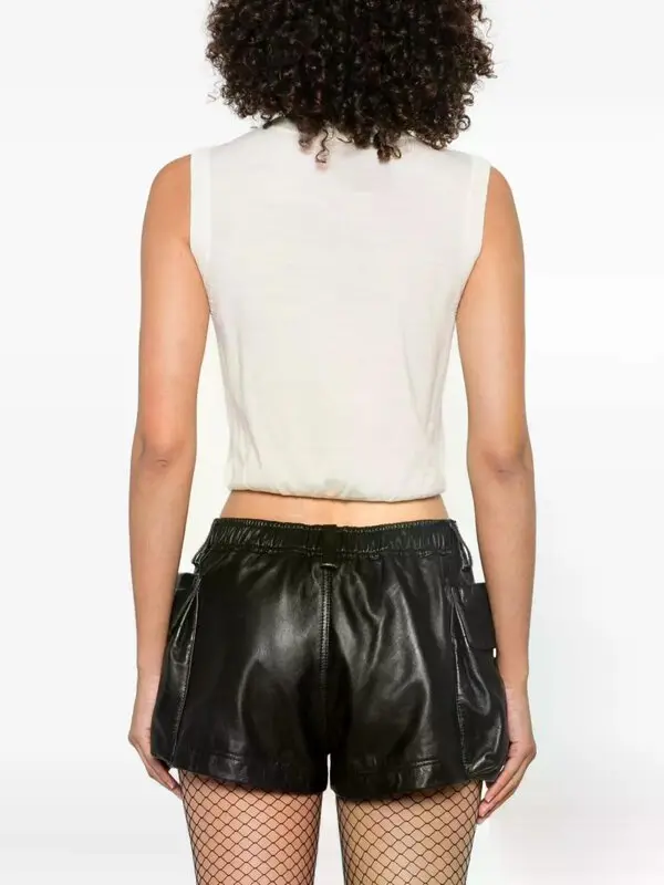 R13 V-neck Cropped Vest