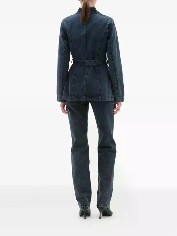 Remain Birger Christensen Belted Denim Jacket