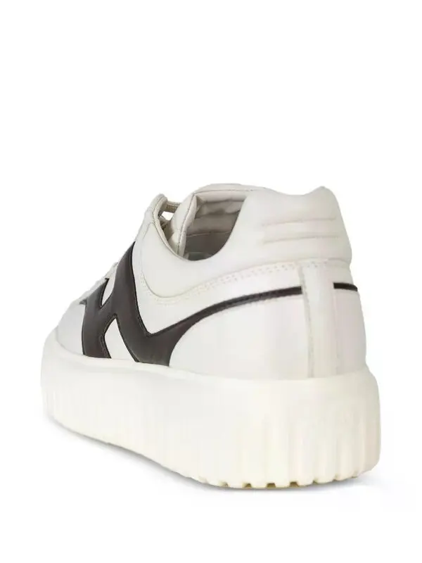Hogan H-stripe Leather Sneakers