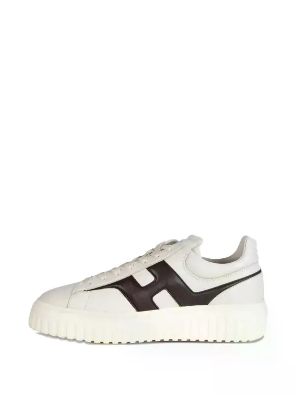 Hogan H-stripe Leather Sneakers