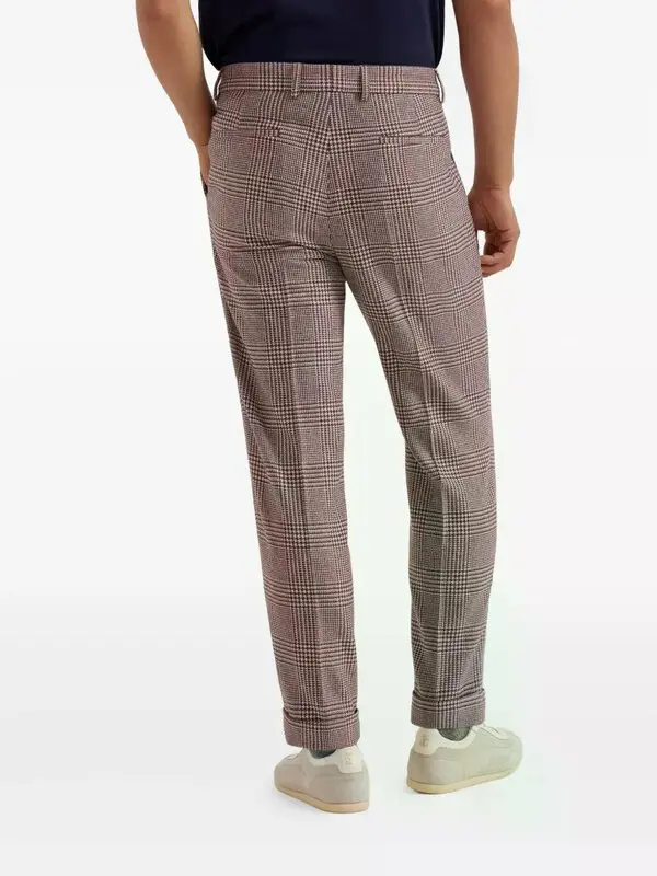 Brunello Cucinelli Pleated Cotton-cashmere Blend Trousers