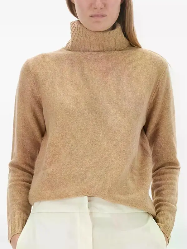 Aspesi Long Sleeve Turtleneck Sweater - Neutrals