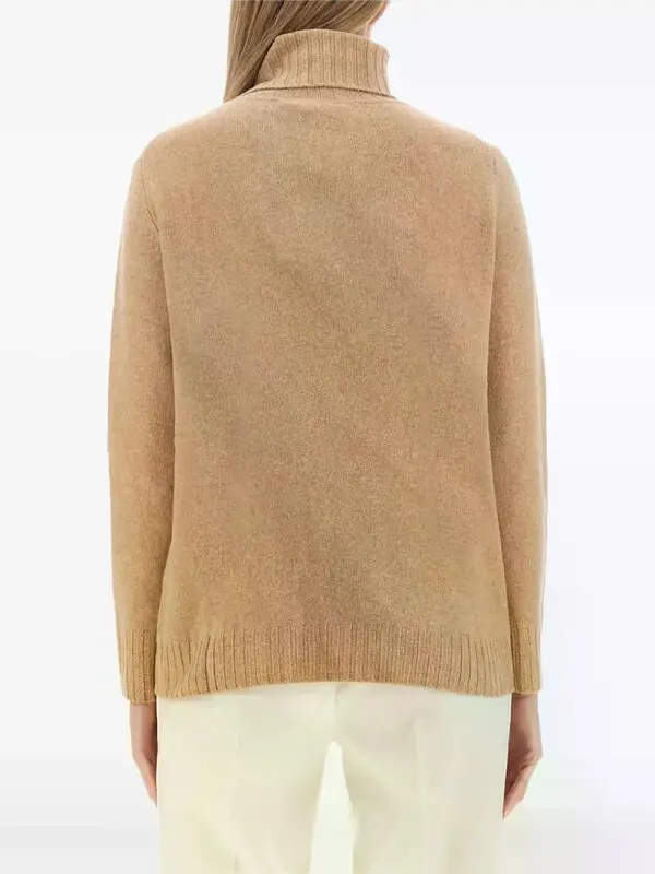 Aspesi Long Sleeve Turtleneck Sweater - Neutrals