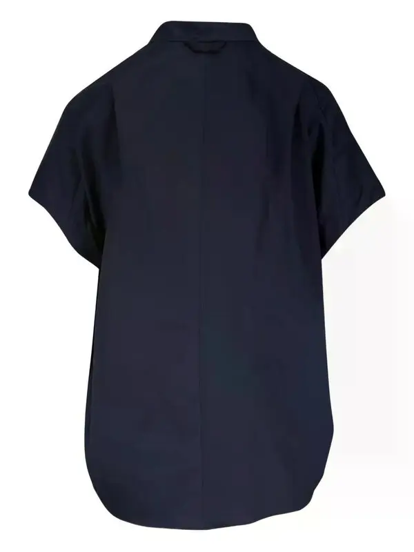 Zero + Maria Cornejo Fin Gaban Blouse - Blue