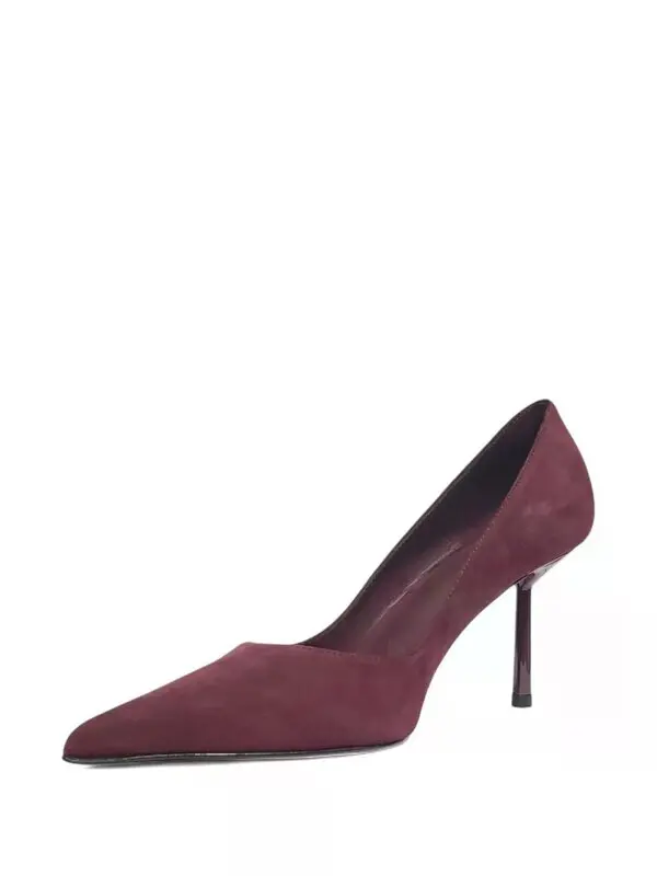 LE SILLA 80mm Pointed-toe Stiletto Pumps - Red