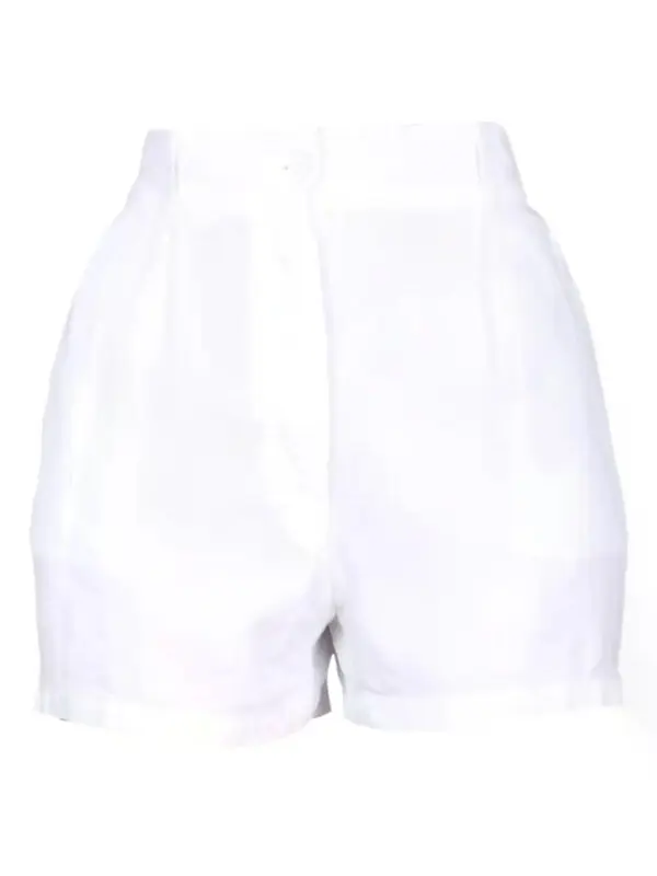 Aspesi Pleated Pocket Shorts - White