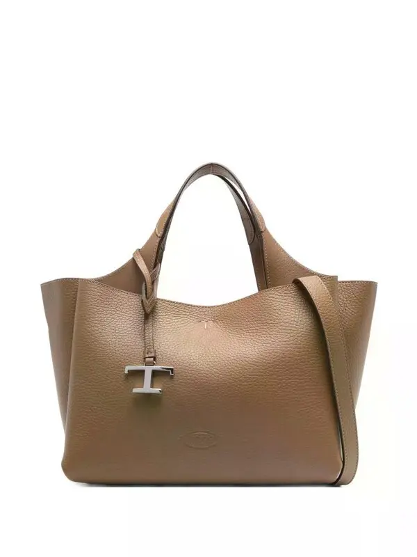 TOD'S Leather T-detail Tote