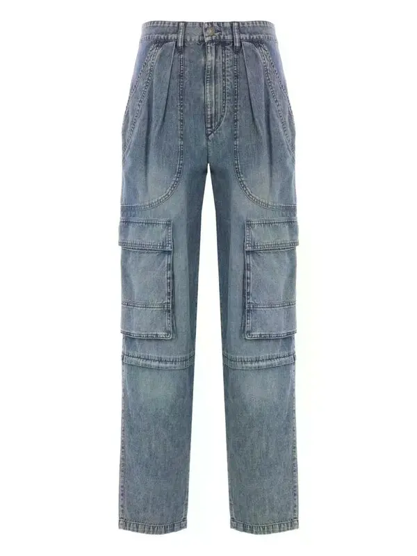 MARANT ETOILE Pleat-pocket Cargo Jeans