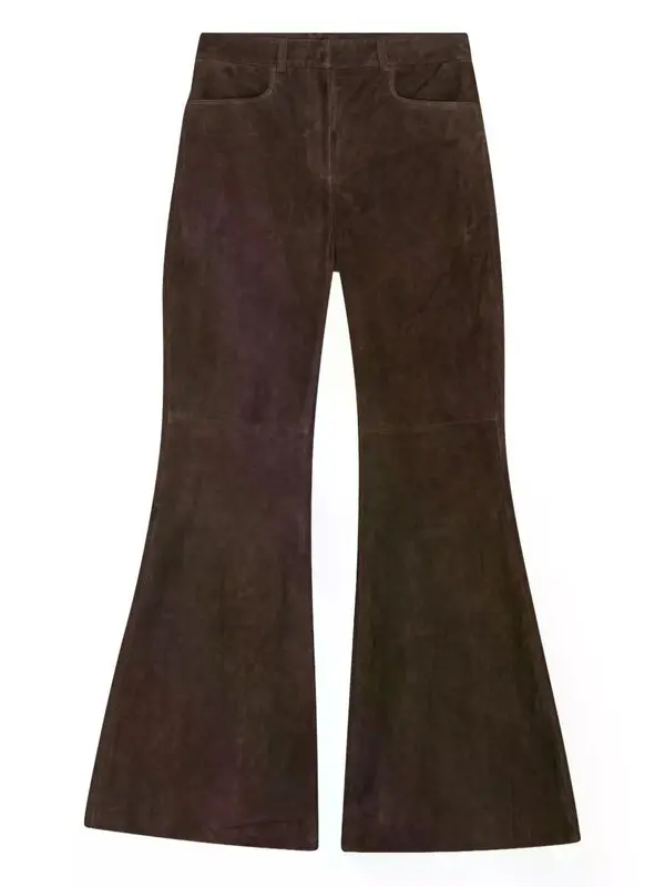 Remain Birger Christensen Flared Suede Trousers