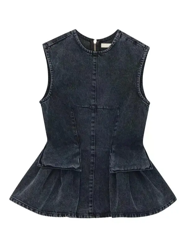 Remain Birger Christensen Peplum Top