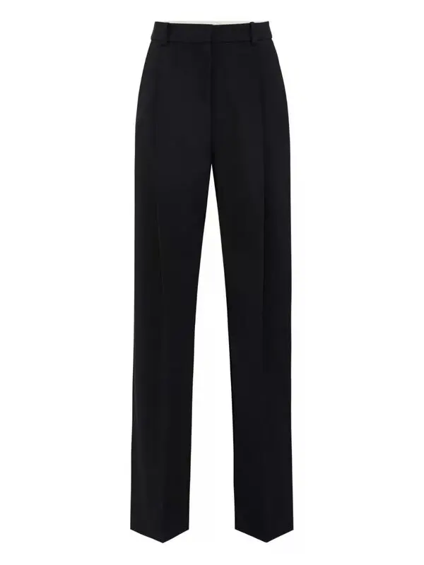 Elisabetta Franchi Pleated Crepe Trousers
