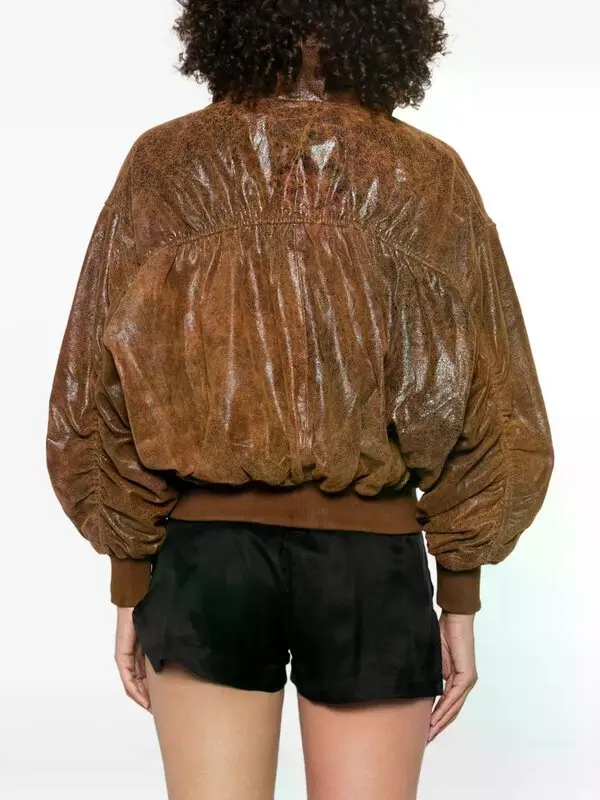R13 Leather Bomber Jacket