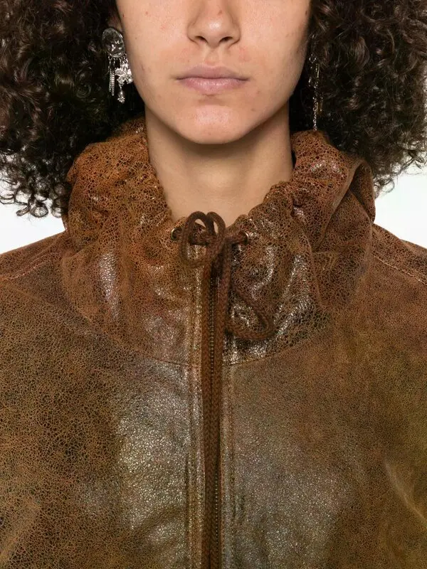 R13 Leather Bomber Jacket
