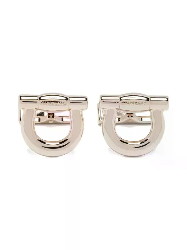 FERRAGAMO Gancini Cufflinks - Gold