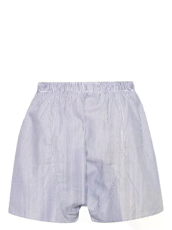 Sunspel Pinstriped Cotton Boxer Shorts