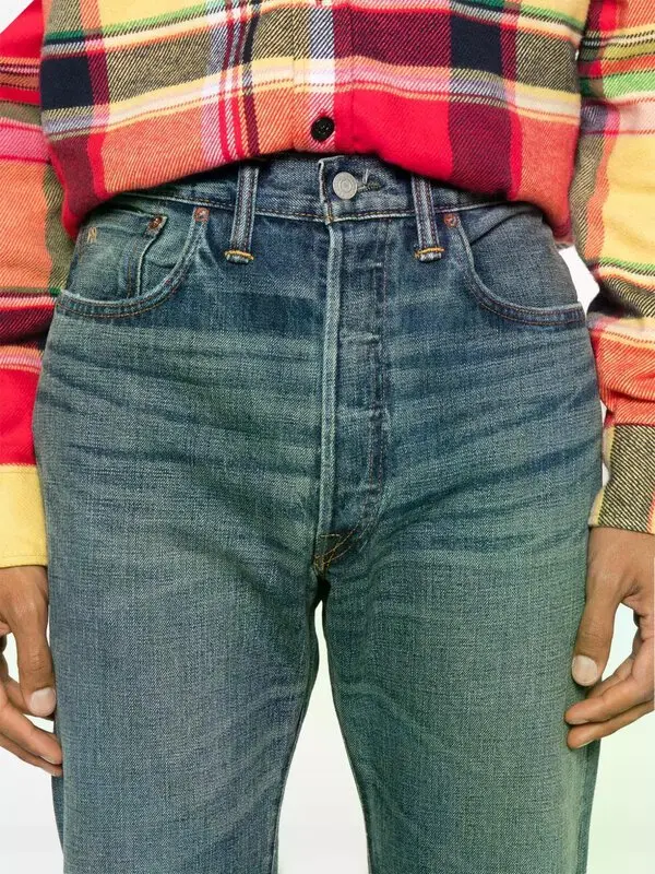 Ralph Lauren Logo-embroidered Straight-leg Jeans - Blue