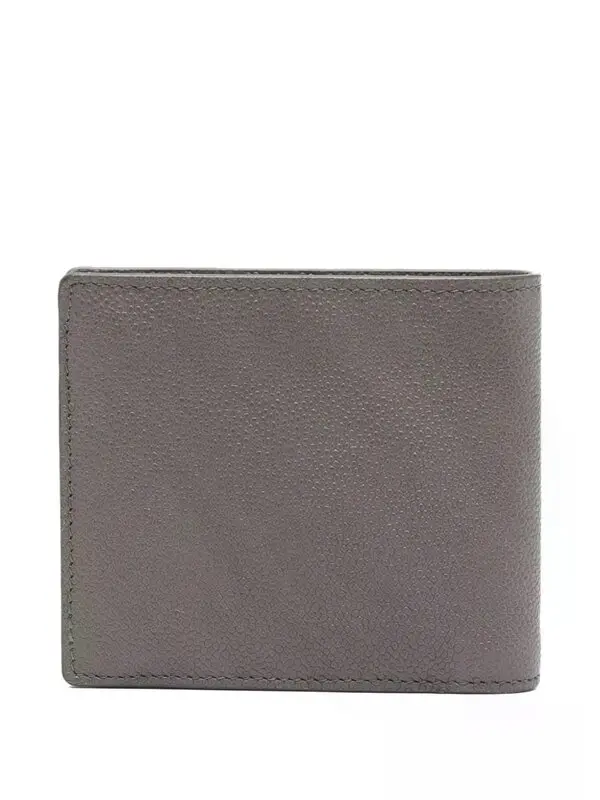 TOD'S Logo-plaque Leather Wallet - Grey