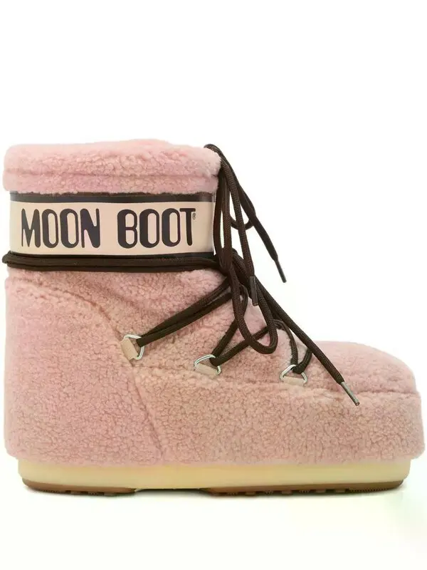 Moon Boot Icon Low Fleece Boots - Pink