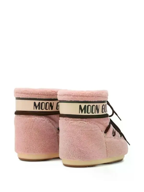 Moon Boot Icon Low Fleece Boots - Pink
