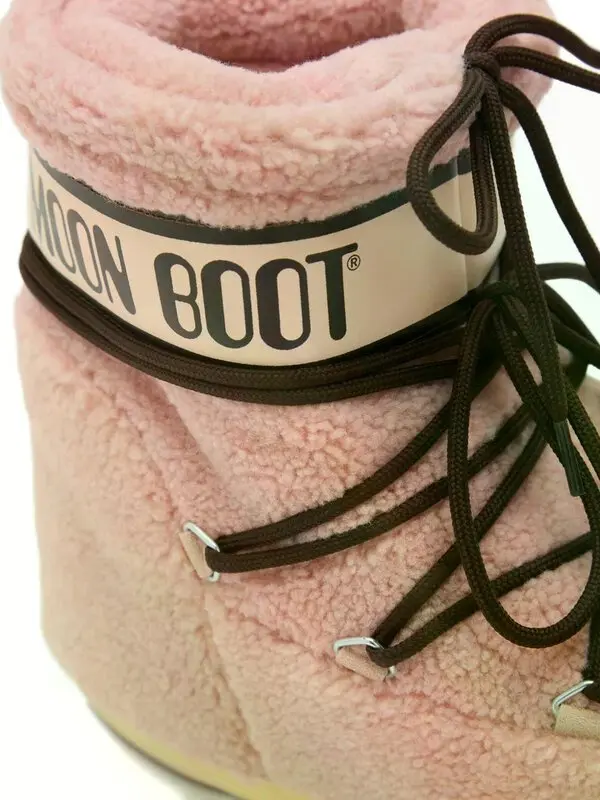 Moon Boot Icon Low Fleece Boots - Pink