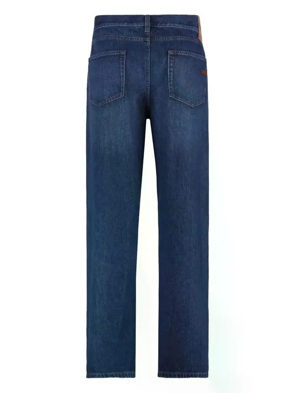 Zegna Roccia Logo-patch Jeans