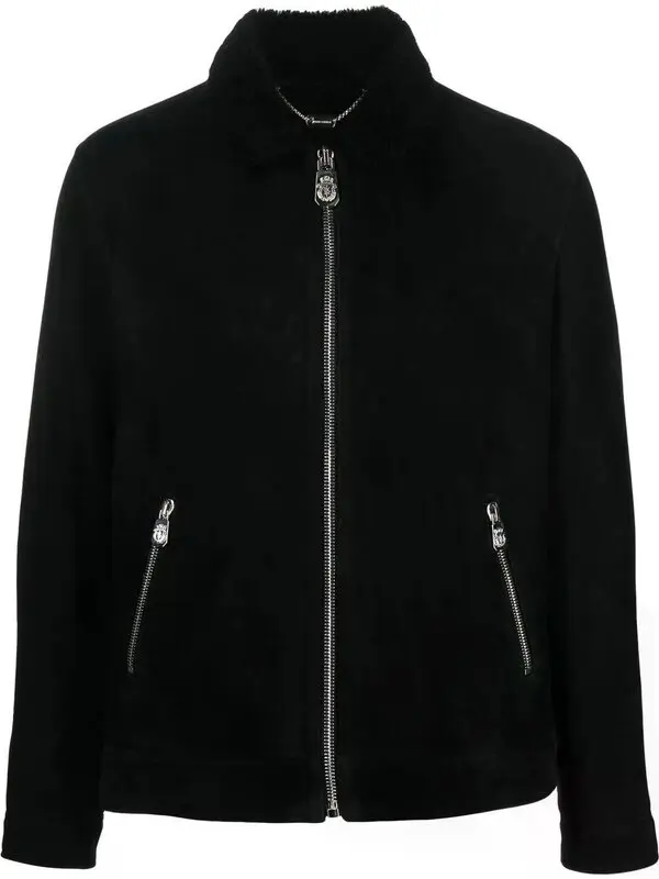 BILLIONAIRE Aviator Zip-up Bomber Jacket