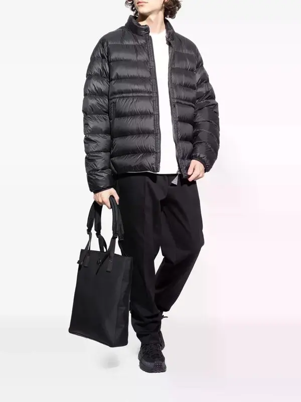Moncler Knitted-panel Lace-up Trainers - Black