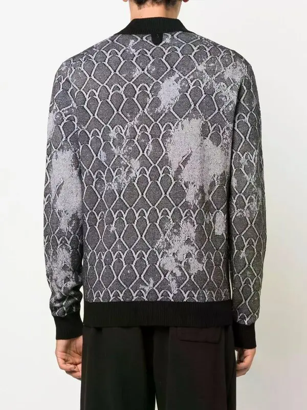 BILLIONAIRE Embroidered Logo-crest Bomber Jacket