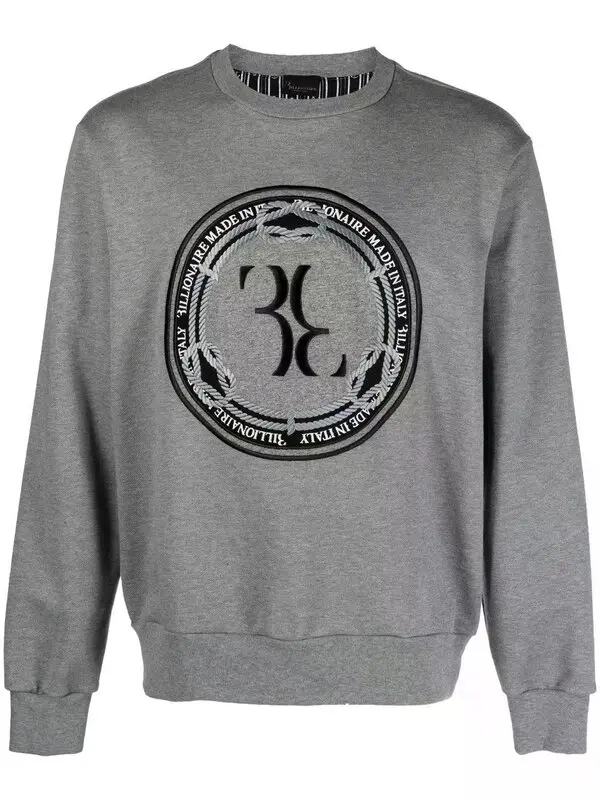 BILLIONAIRE Logo-print Cotton Sweatshirt