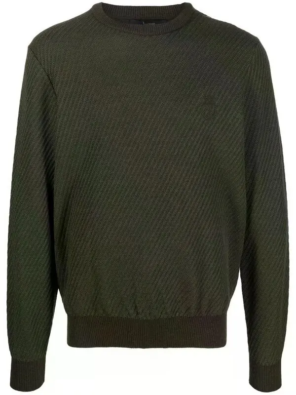 BILLIONAIRE Round-neck Knit Jumper - Green