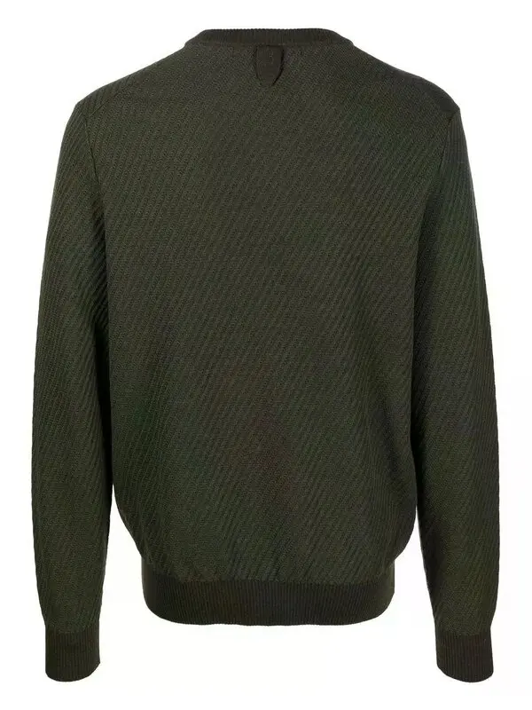 BILLIONAIRE Round-neck Knit Jumper - Green