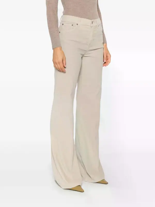 DONDUP Amber Wide Leg Corduroy Trousers