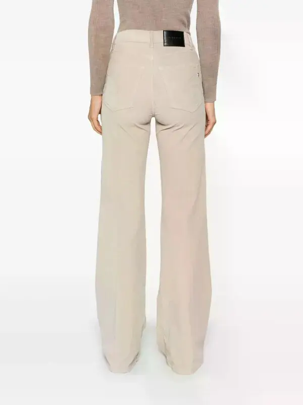 DONDUP Amber Wide Leg Corduroy Trousers
