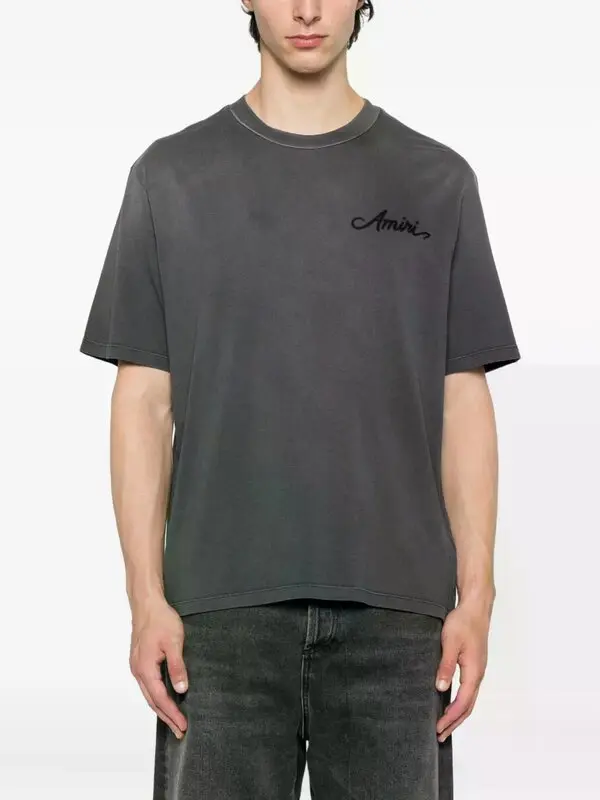 Amiri Embroidered Cotton T-shirt