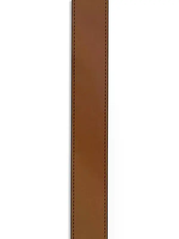 Gucci Double G-buckle Leather Belt - Brown