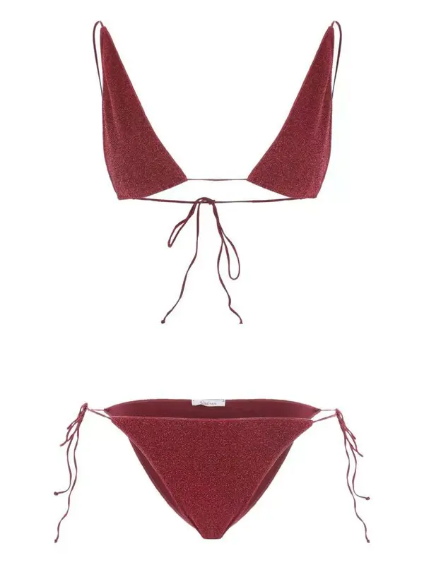 Oseree Lurex Triangle Bikini
