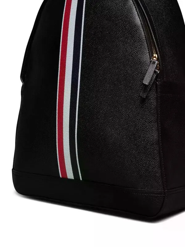 Thom Browne Pebble Grain Rwb Stripe Backpack