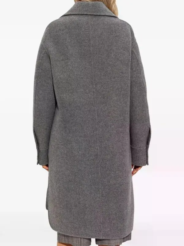 JIL SANDER Button-fastening Wool Coat