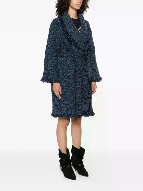 CHARLOTT Fringed Bouclé Coat