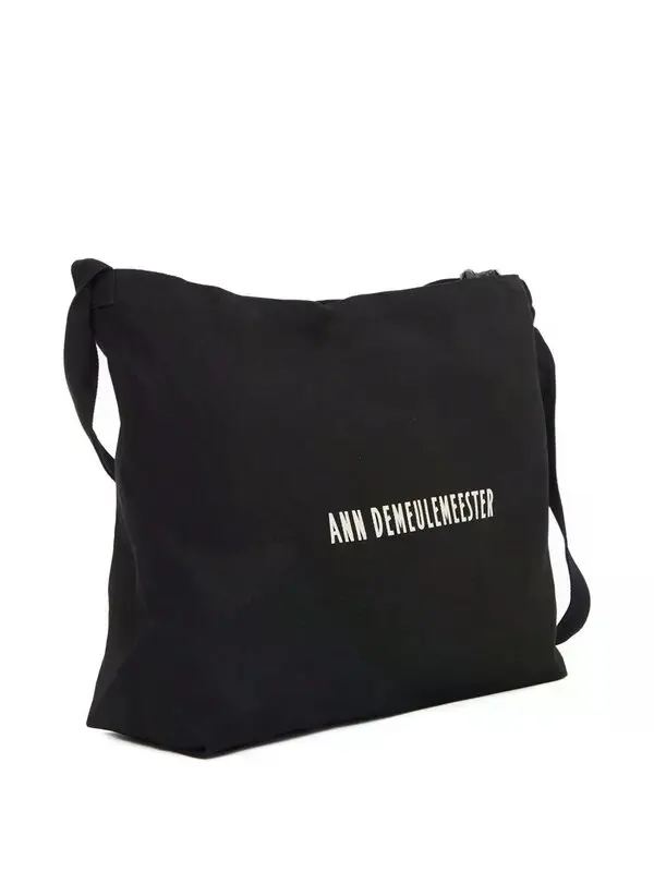 ANN DEMEULEMEESTER Medium Cotton Shoulder Bag