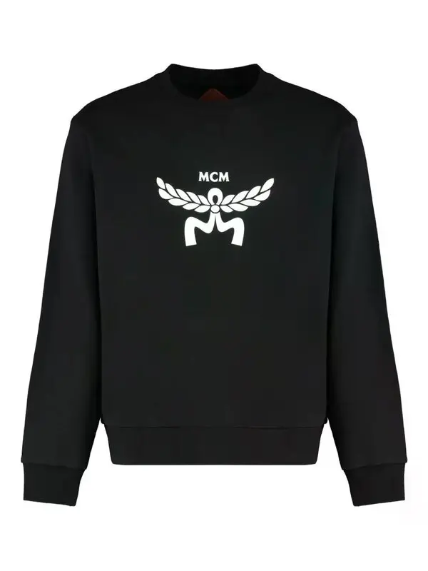 Mcm Logo Crew-neck Sweatshirt