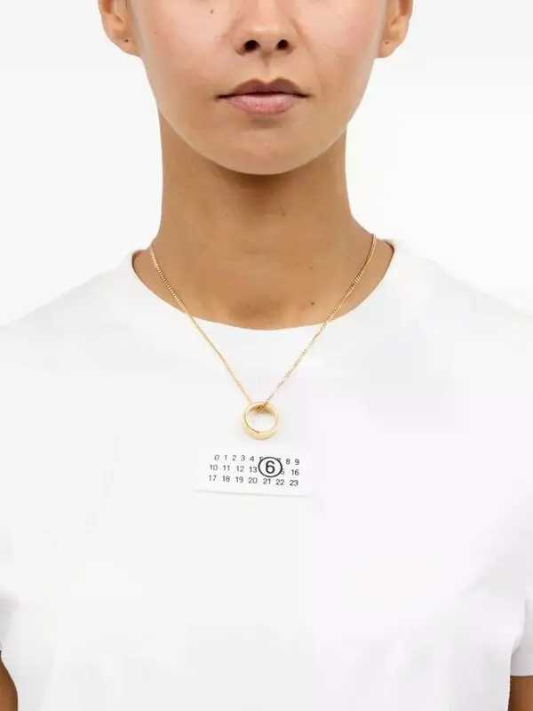 MAISON MARGIELA Logo Pendant Necklace