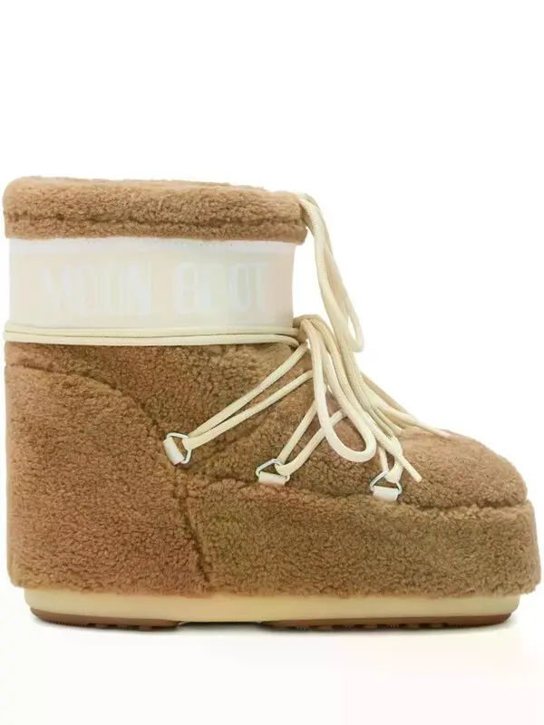 Moon Boot Icon Fleece Low Boots - Brown
